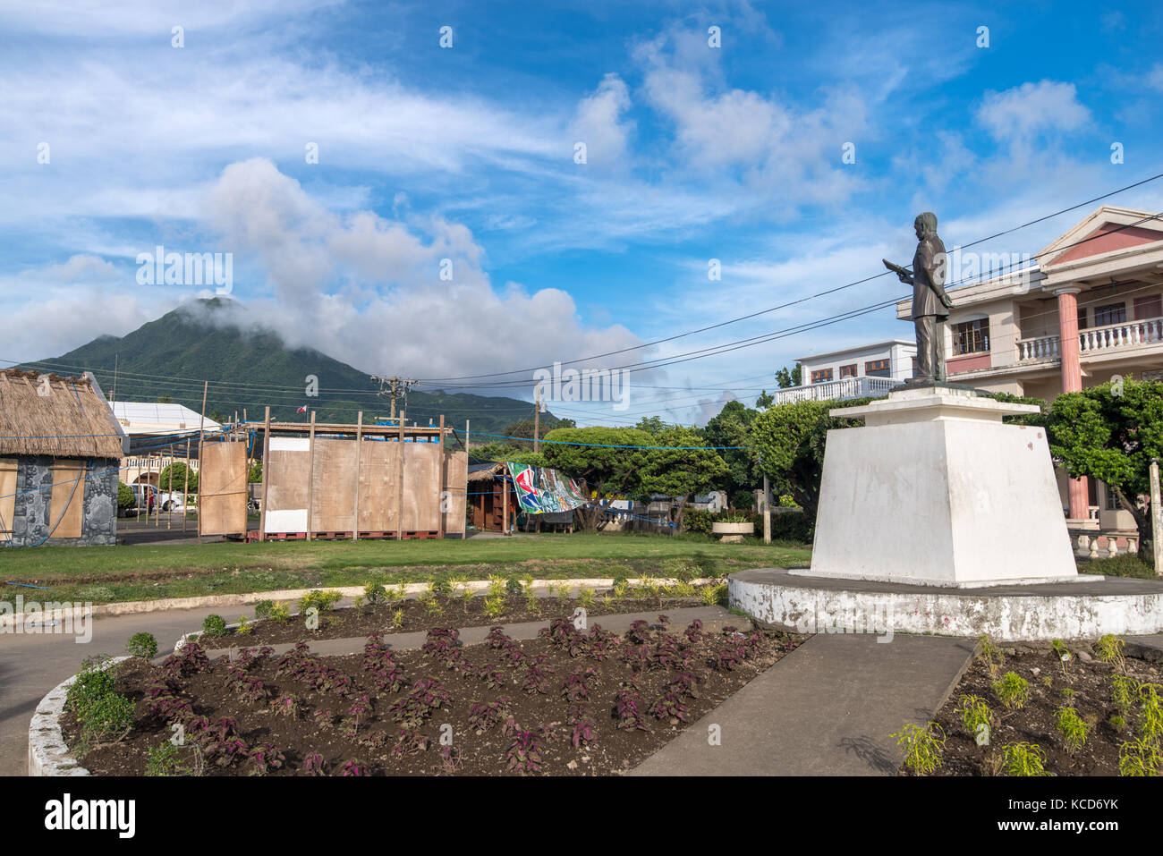 Rizal statue in Basco Plaza , Batanes , Philippines Stock Photo - Alamy