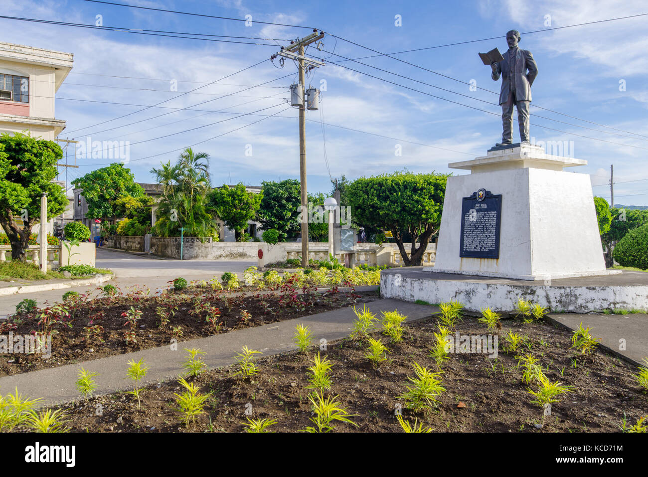 Rizal statue in Basco Plaza , Batanes , Philippines Stock Photo - Alamy