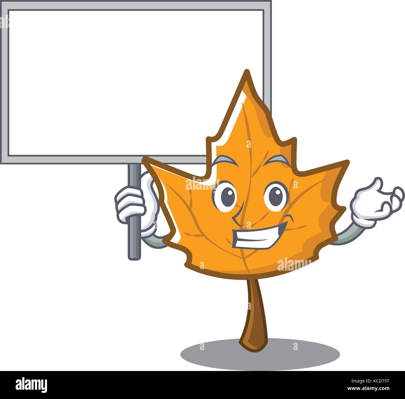 Bring board maple character cartoon style Stock Vector Image & Art - Alamy
