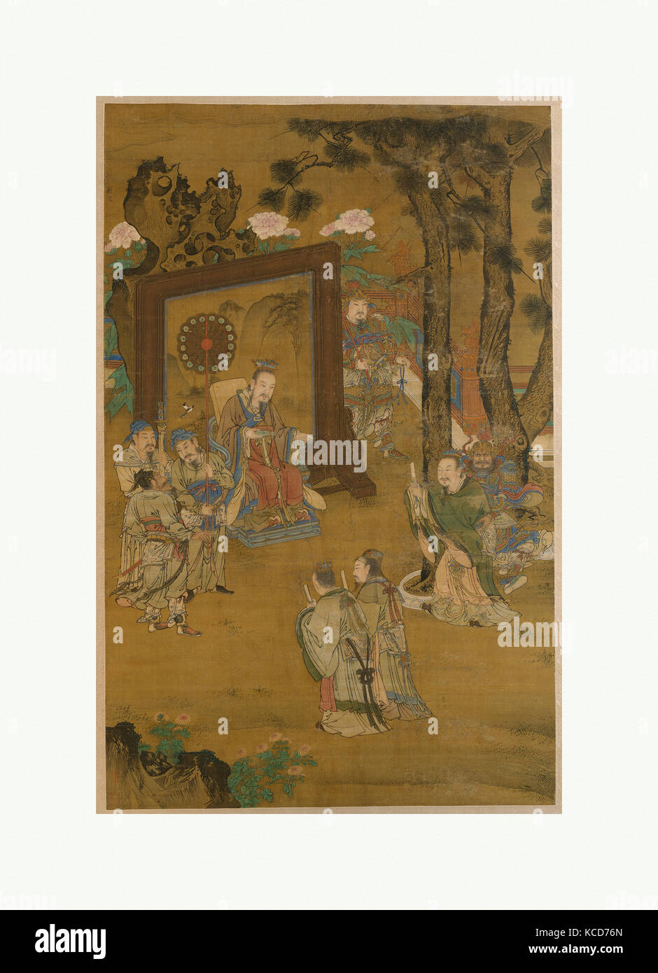 明 劉俊 納諫圖 軸, Remonstrating with the emperor, Liu Jun, late 15th–early ...