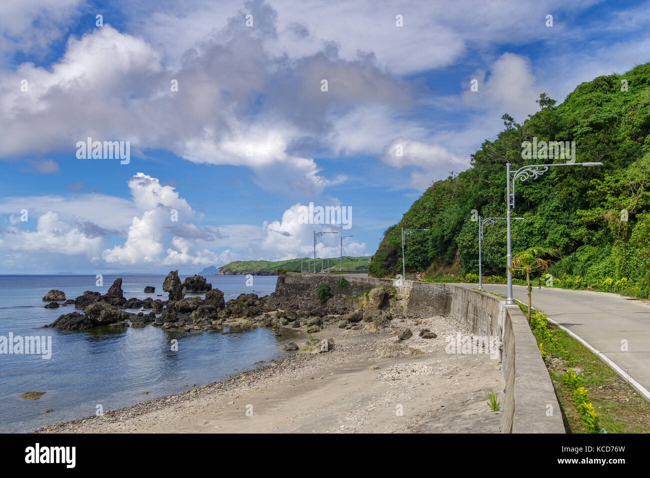 beach road at Ivana, Batanes, Philippines Stock Photo - Alamy