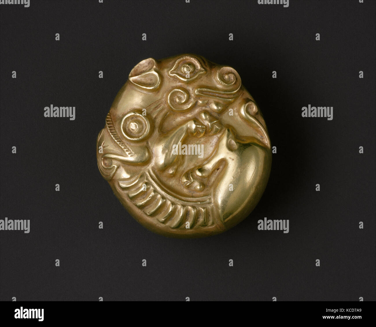 Pommel in the shape of coiled animals, ca. 6th century B.C Stock Photo ...