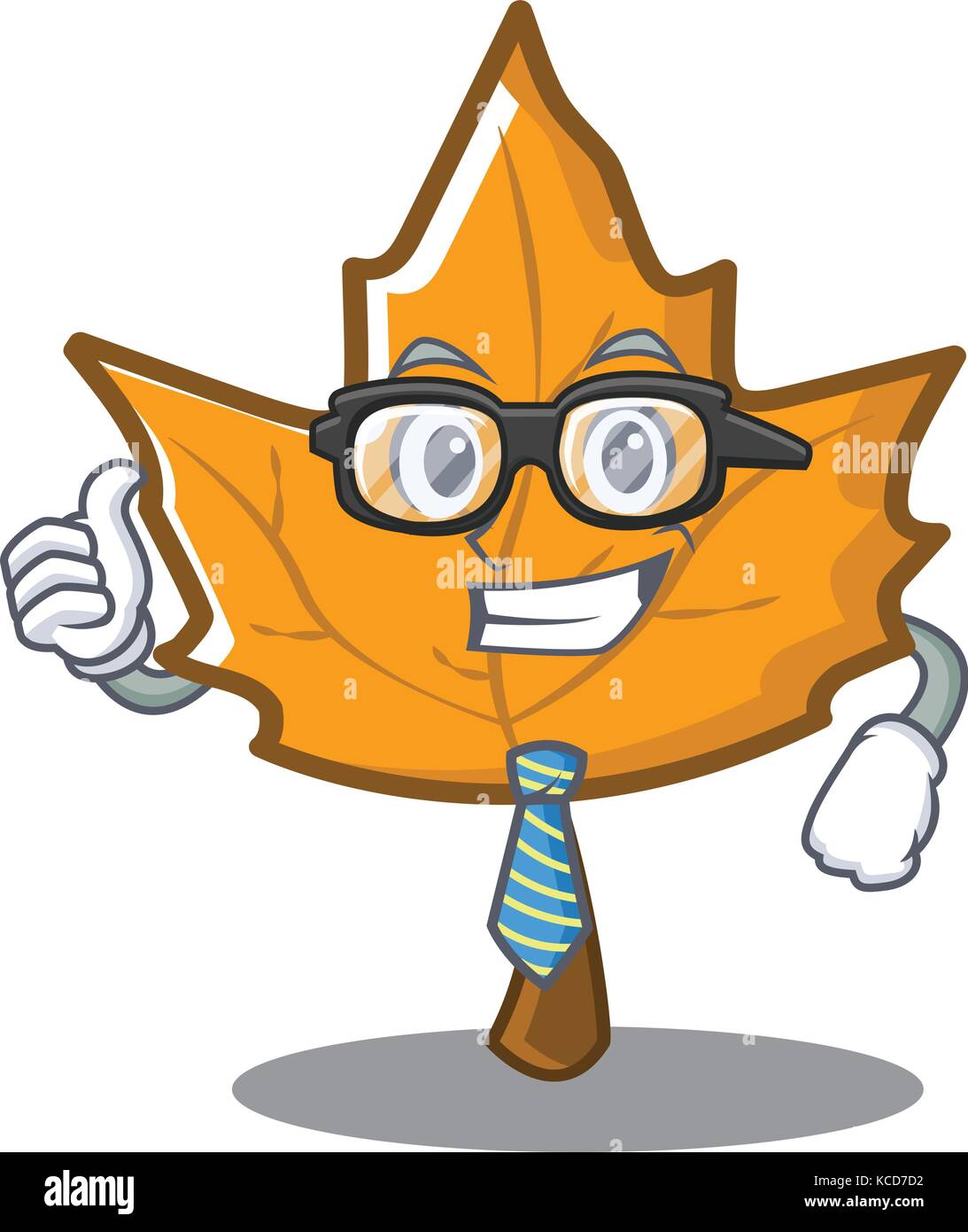 Businessman maple character cartoon style Stock Vector Image & Art - Alamy