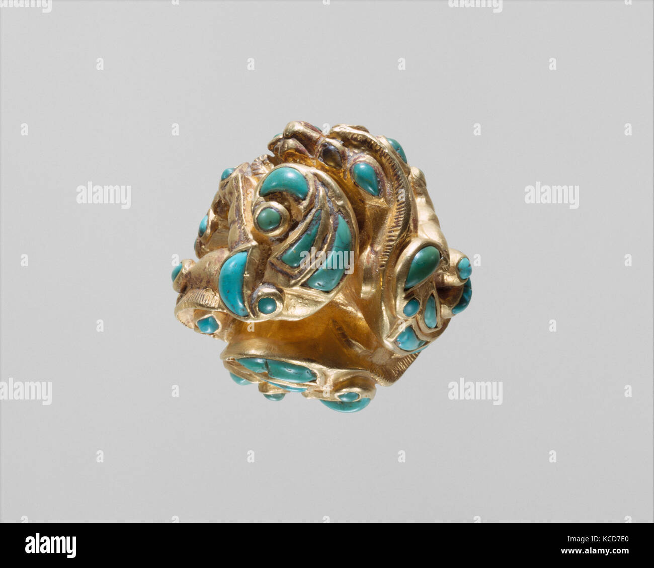 Pommel in the shape of coiled animals, ca. 3rd–1st century B.C Stock ...