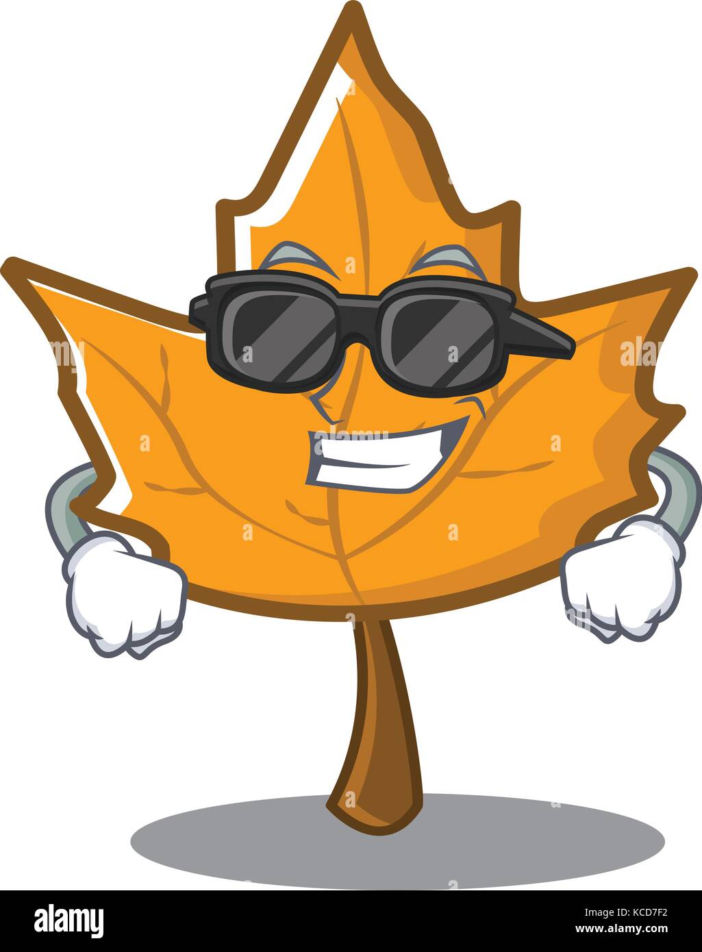 Super cool maple character cartoon style Stock Vector Image & Art - Alamy