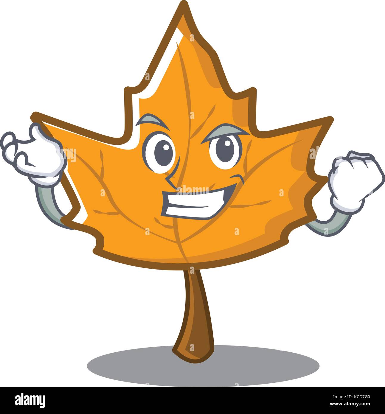 Successful maple character cartoon style Stock Vector Image & Art - Alamy