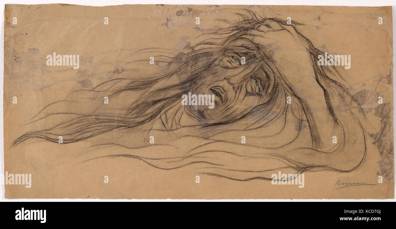 Study for "The Dream – Paolo and Francesca", Umberto Boccioni, 1910 ...