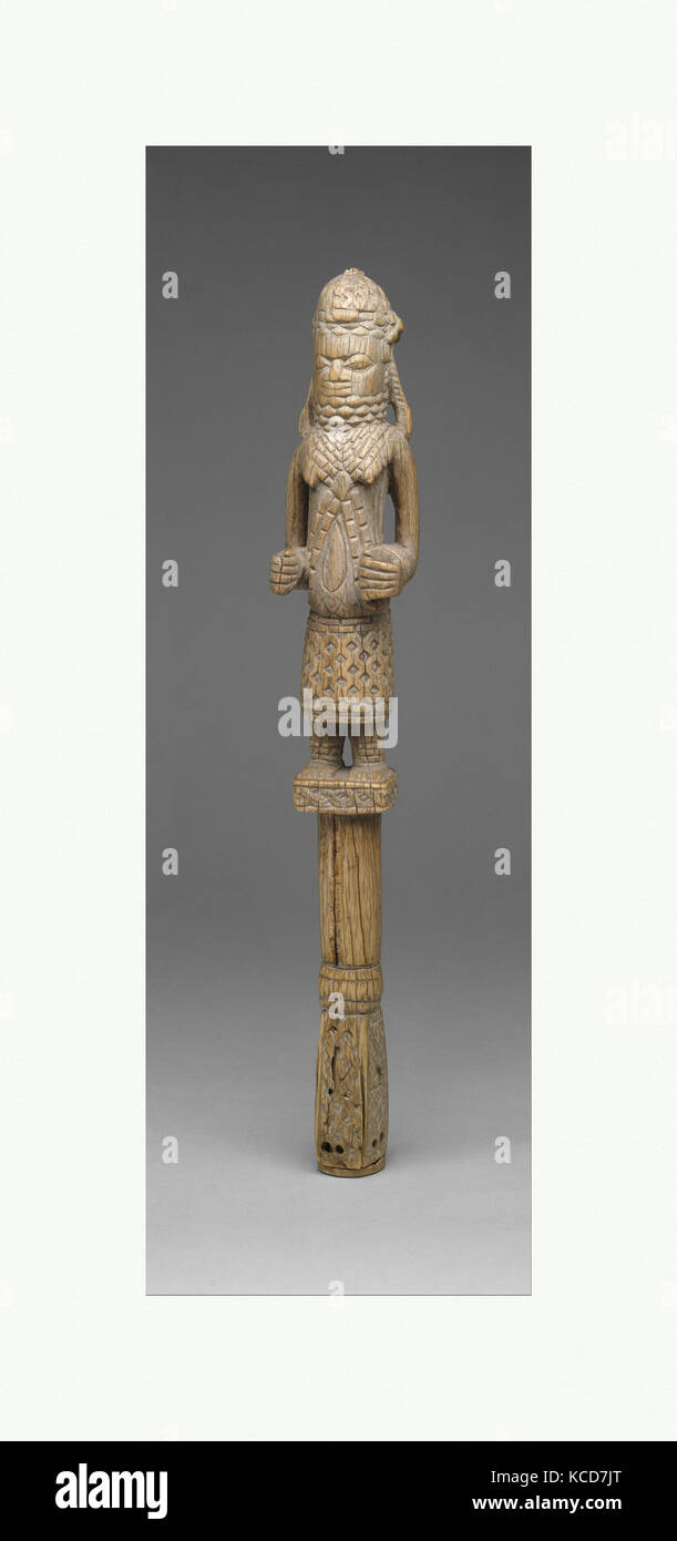 Hand-Held Clapper with Oba, 18th–19th century, Nigeria, Court of Benin ...