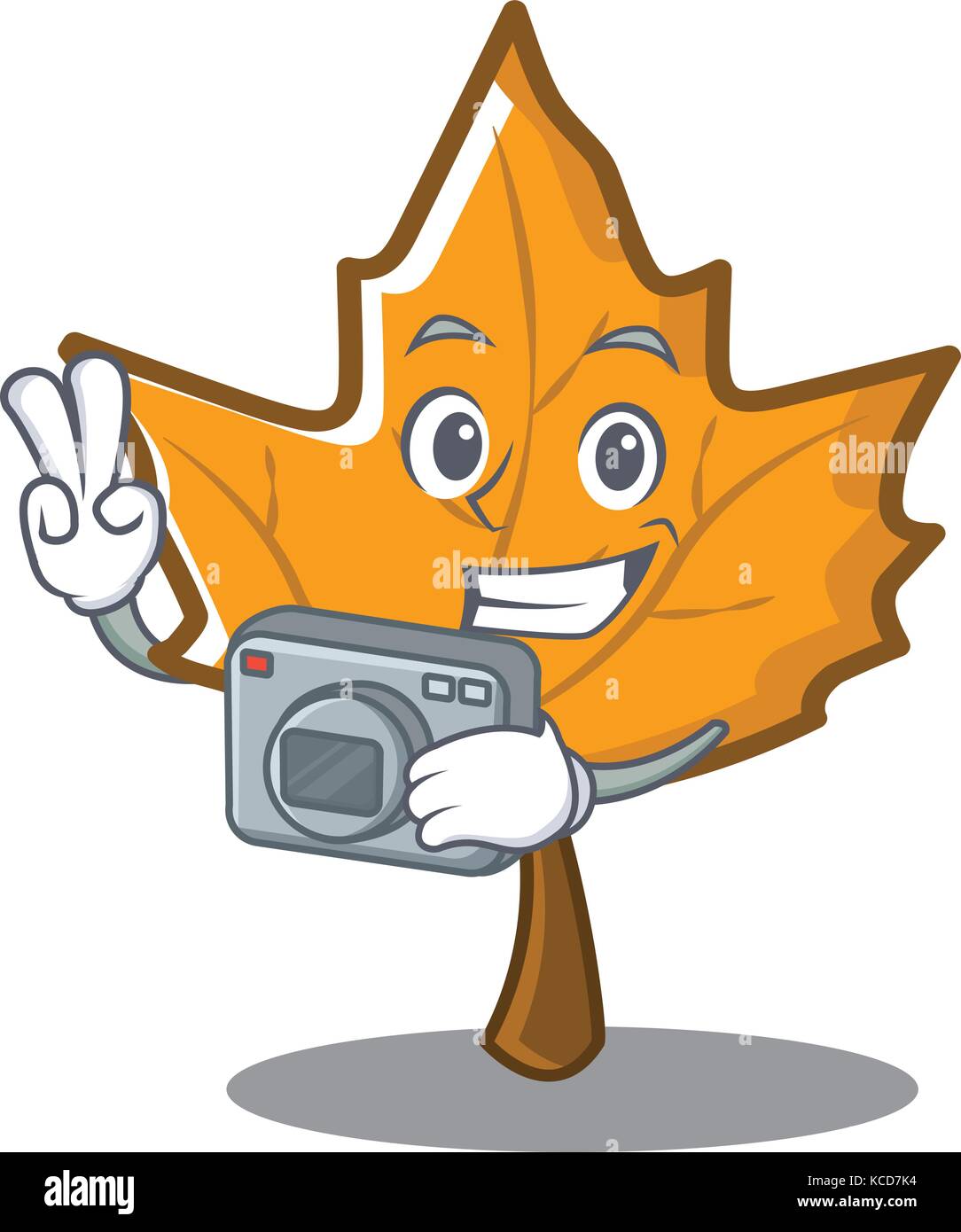 Photography maple character cartoon style Stock Vector Image & Art - Alamy
