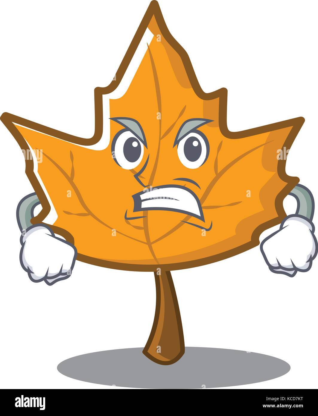 Angry maple character cartoon style Stock Vector Image & Art - Alamy