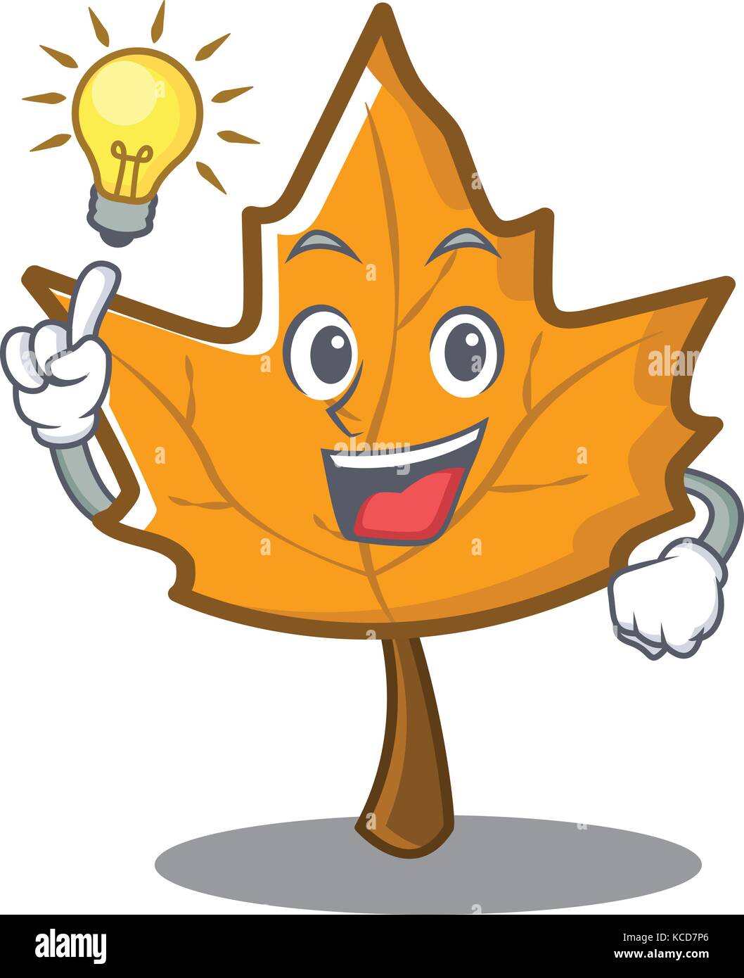 Have an idea maple character cartoon style Stock Vector Image & Art - Alamy