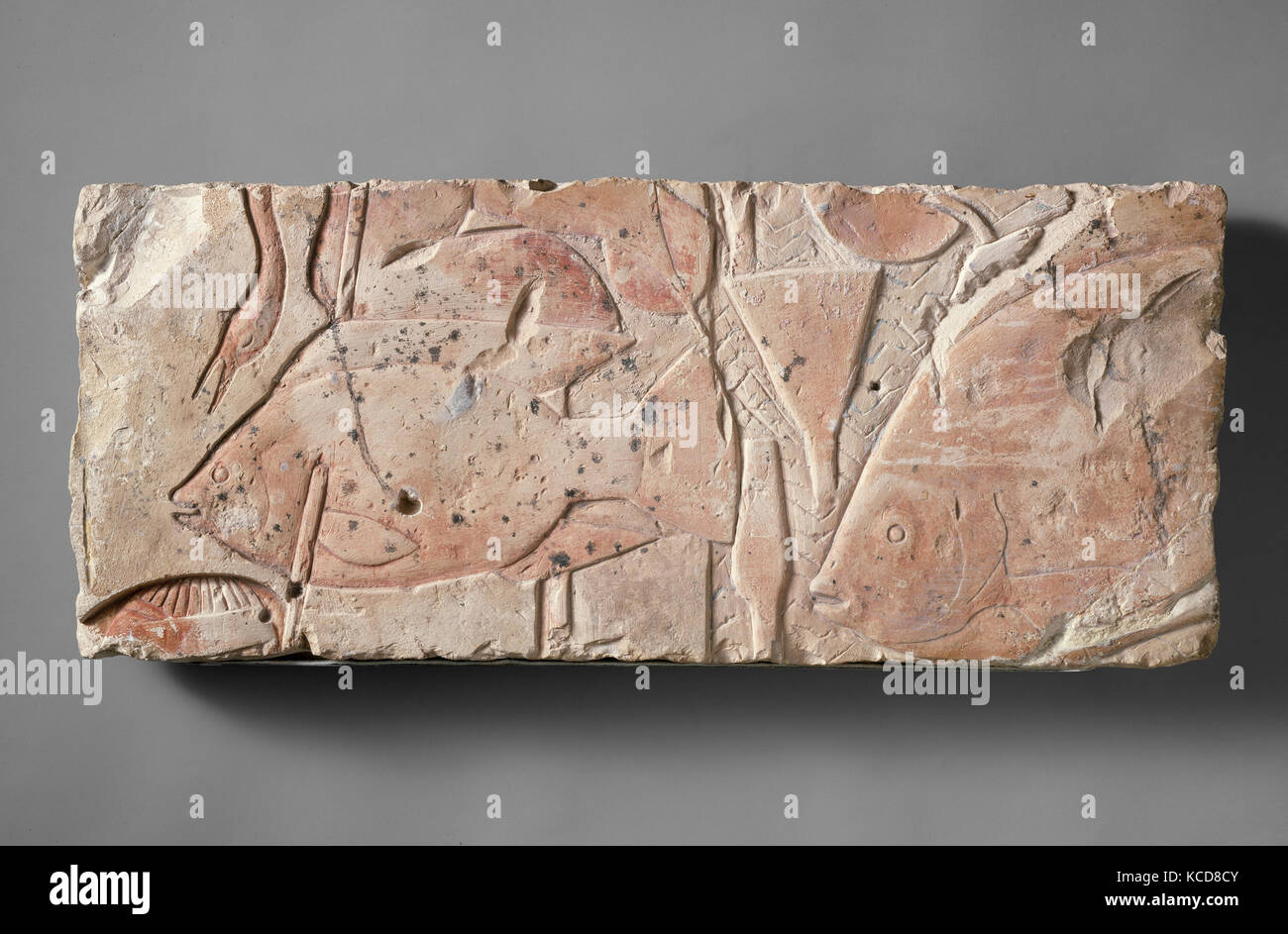 Scene of Fishing and Fowling, New Kingdom, Amarna Period, Dynasty 18 ...