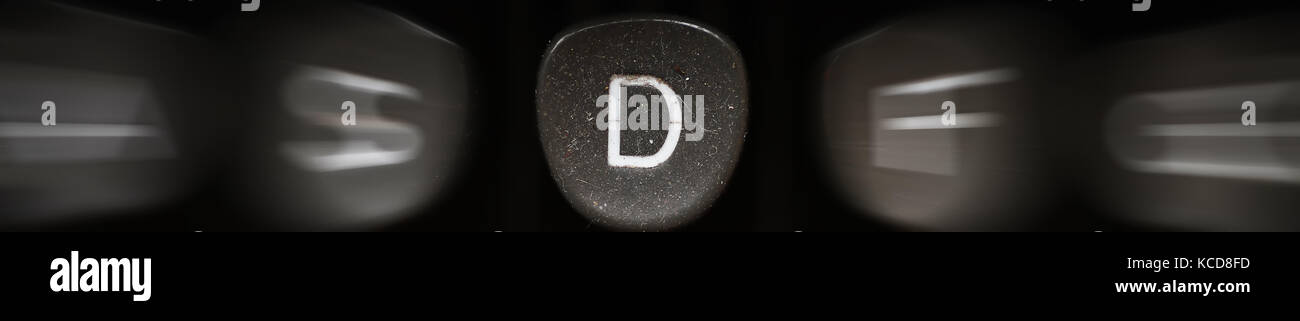 The letter of the alphabet in English D Stock Photo - Alamy