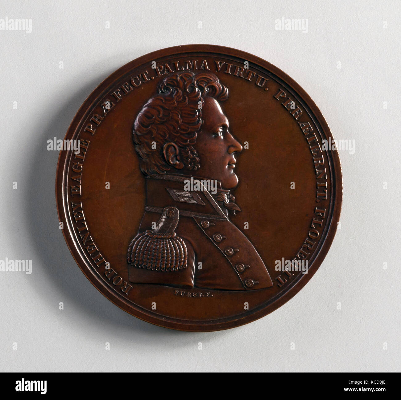 Medal of Captain Robert Henley, Moritz Fürst, 1814–15 Stock Photo - Alamy