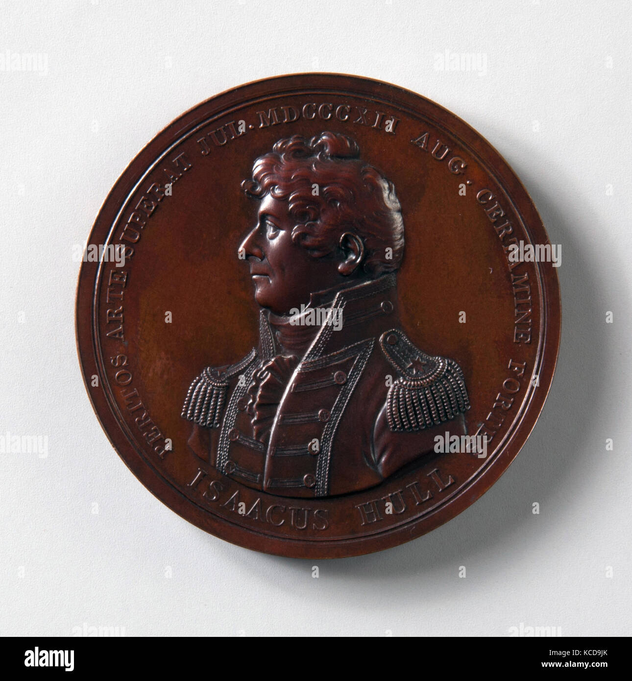 Medal of Captain Isaac Hull, Johann Christian Reich, 1800–1830 Stock ...