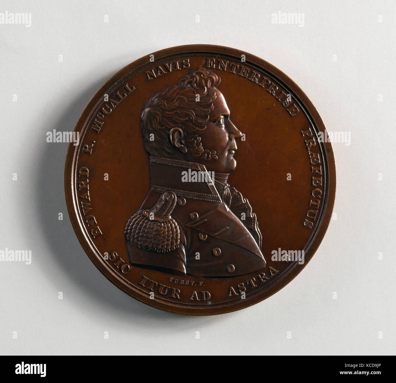 Medal of Lieutenant Edward R. McCall, Moritz Fürst, 1800–1830 Stock ...