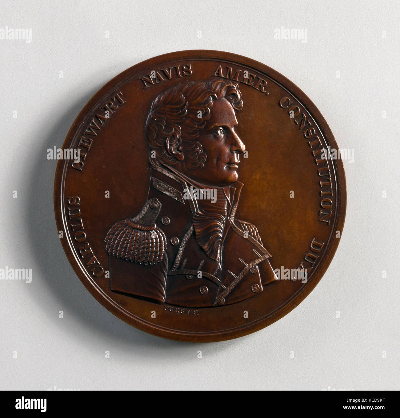 Medal of Captain Charles Stewart, Moritz Fürst, 1800–1830 Stock Photo ...