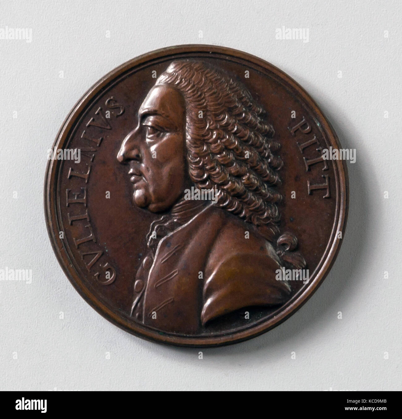 Medal Commemorating the Opposition of William Pitt to the Colonial ...
