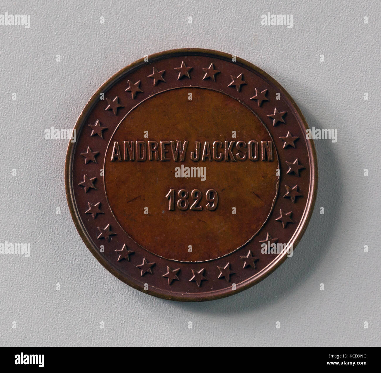 Token of Andrew Jackson, ca. 1876, Bronze, Diam. 1 3/8 in. (3.5 cm ...