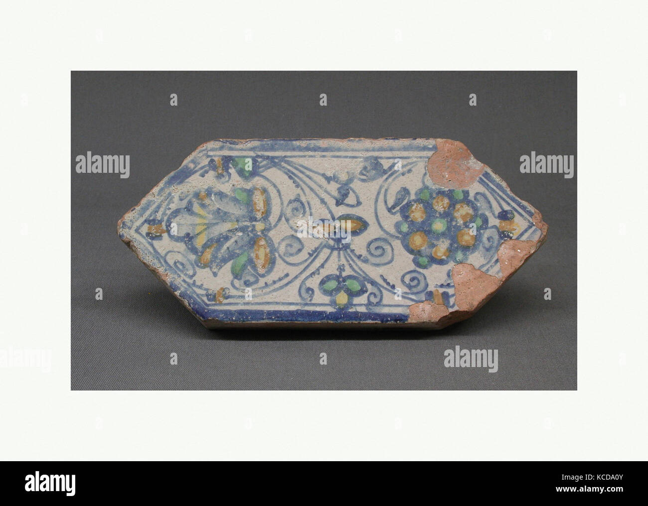 Tile, second half 15th century, Flemish, Antwerp, Maiolica (tin-glazed ...