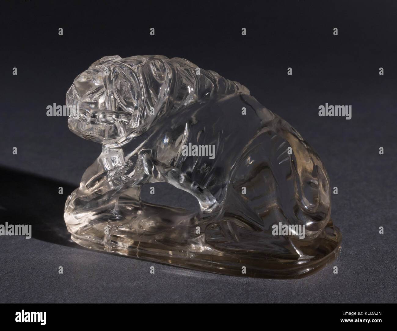 Rock crystal Statuette of a Lion, 3rd–4th century, Roman or Byzantine ...