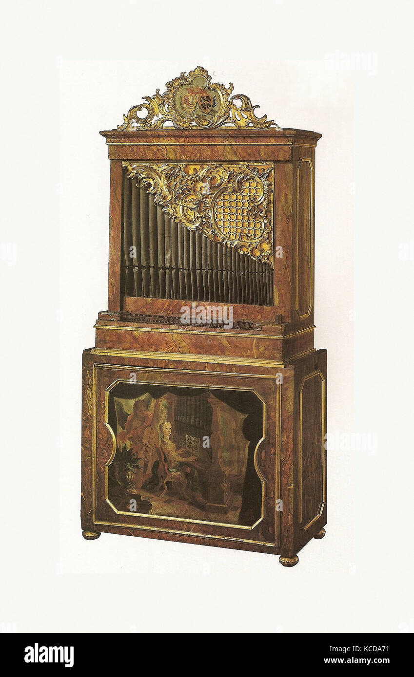 Chamber Organ, 18th century, Germany, German, Wood, various materials ...