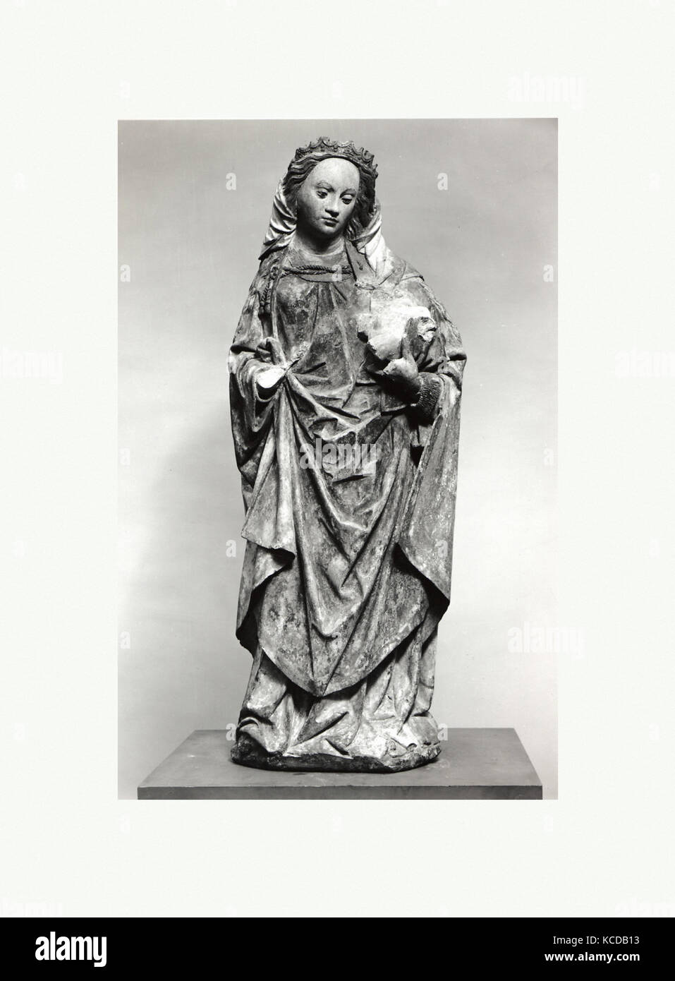 Virgin and Child, 15th century, French, Stone, Overall: 55 3/4 in. (141 ...