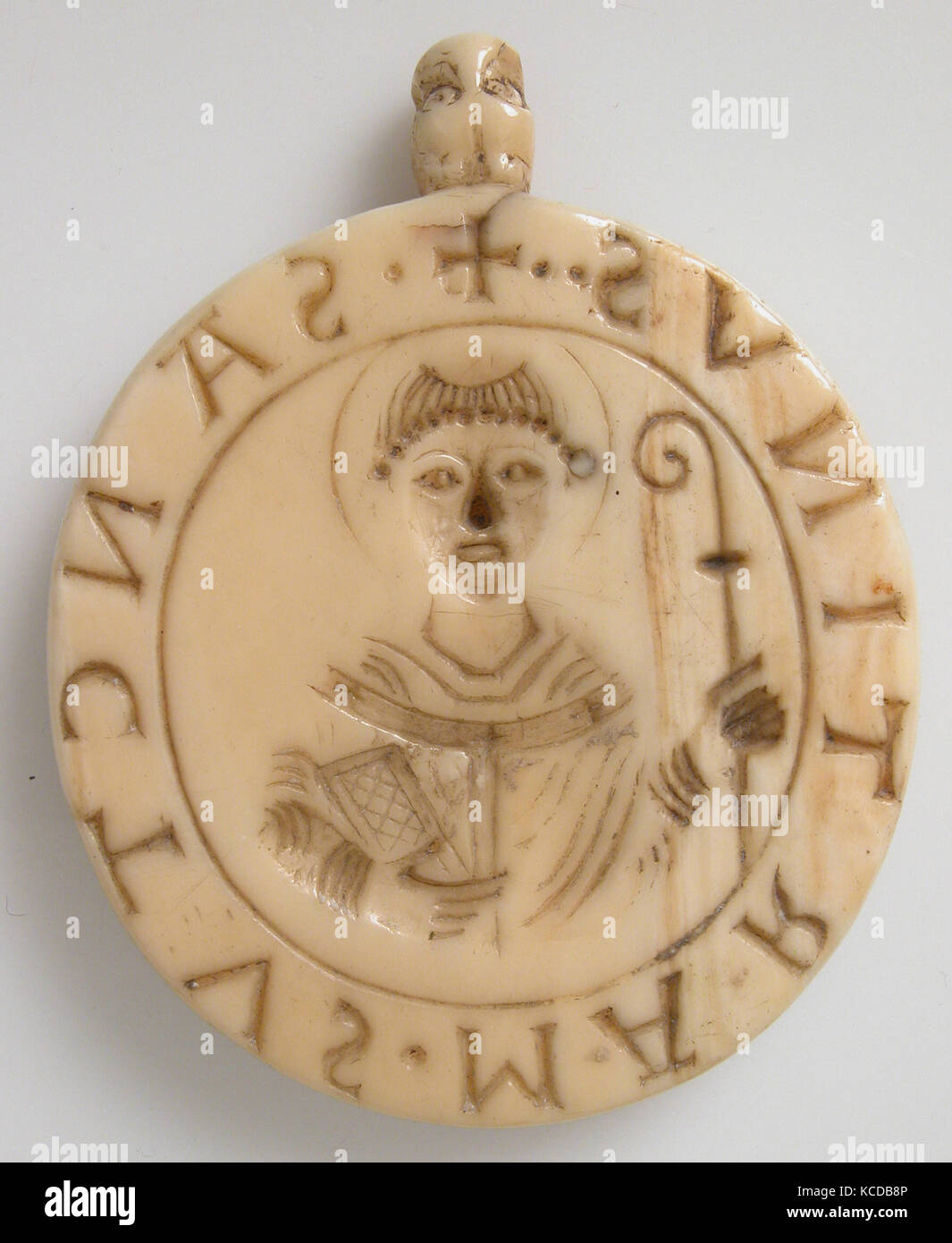 Seal Matrix with Abbot William of Gross St. Martin and Saint Martin ...