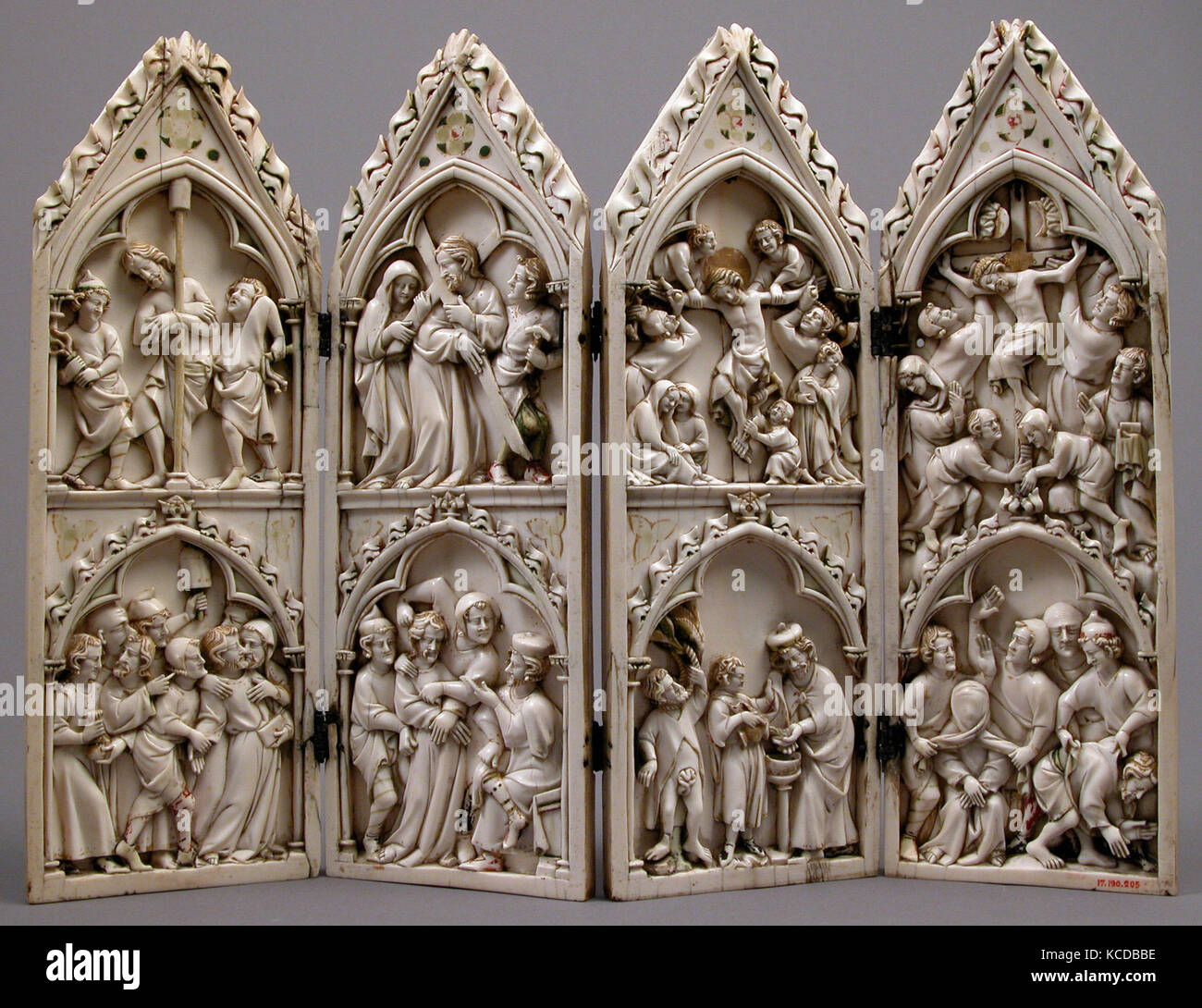 Polyptych with Scenes from Christ's Passion, ca. 1350 Stock Photo - Alamy