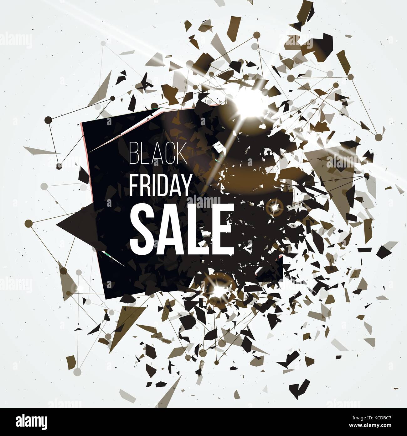 Abstract explosion background. Black friday poster. Card template. Big ...