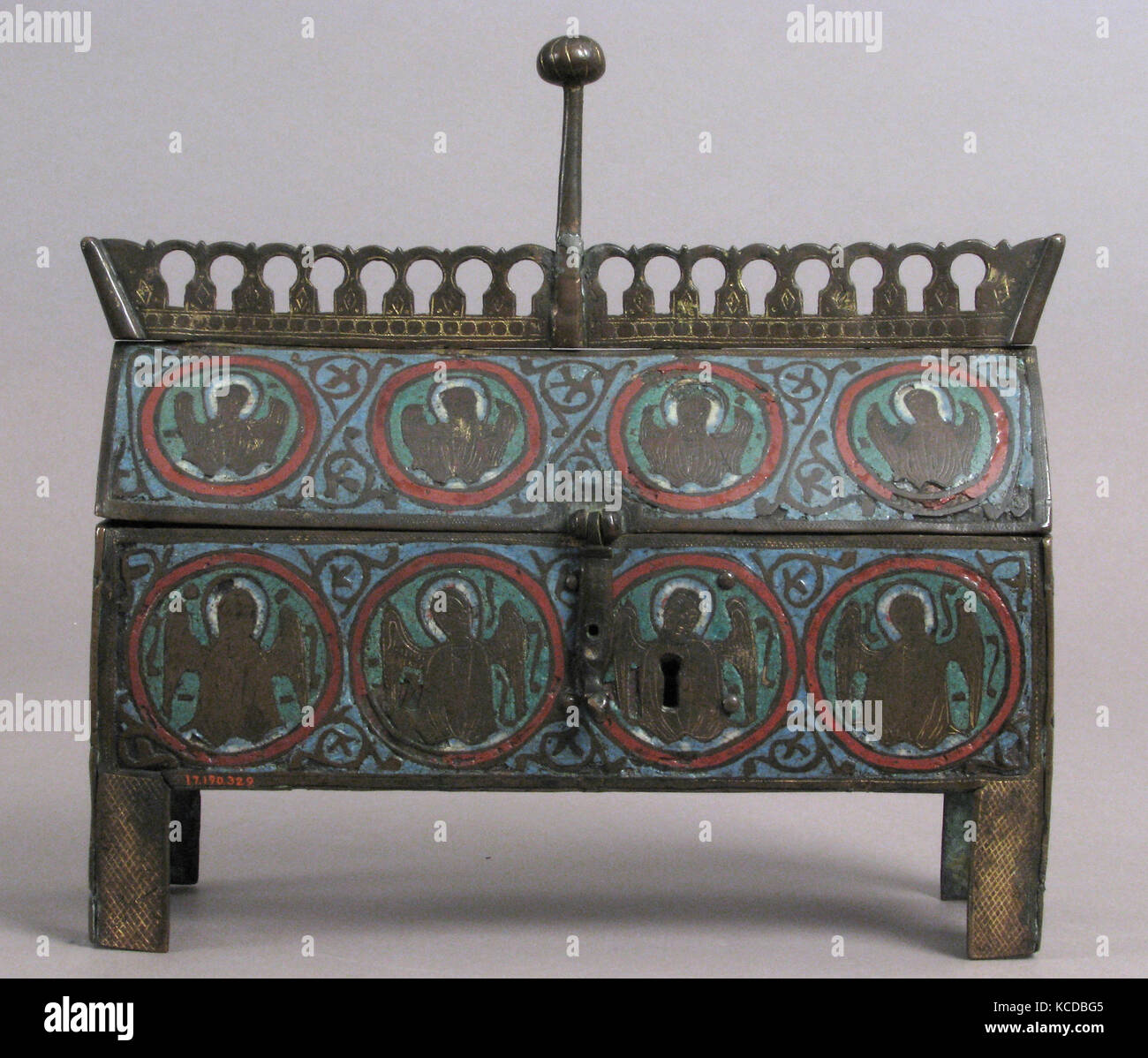 Chasse, 13th century, Made in Limoges, France, French, Champlevé enamel ...