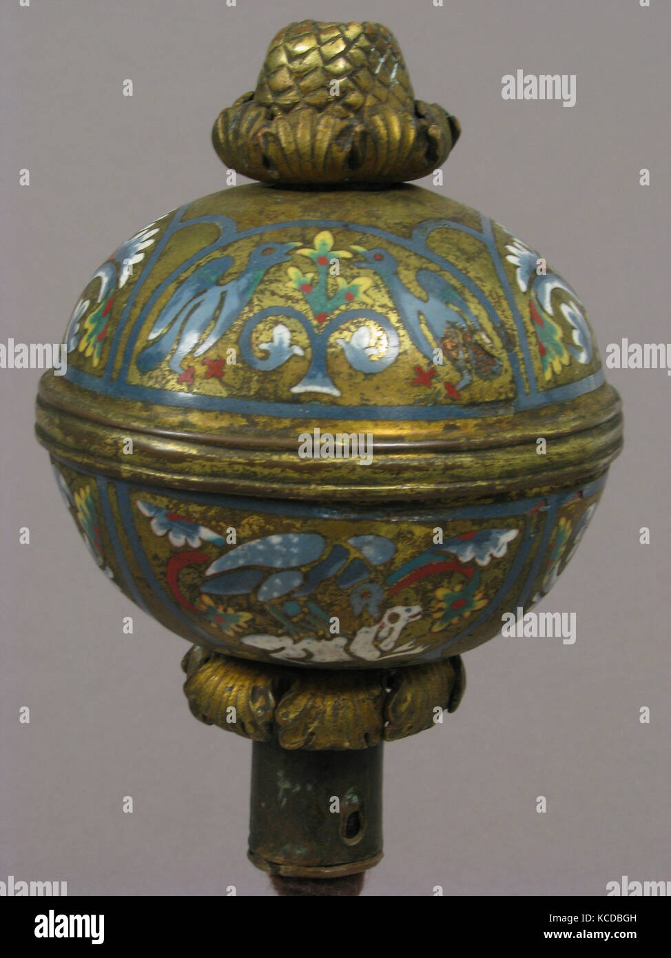 Spherical knop, late 12th century, Made in Rhineland, Germany, German ...