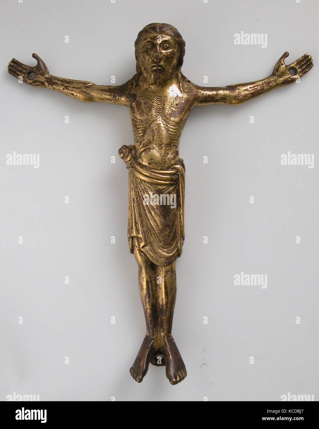 Crucified Christ, ca. 1140–60, German or South Netherlandish, Copper ...
