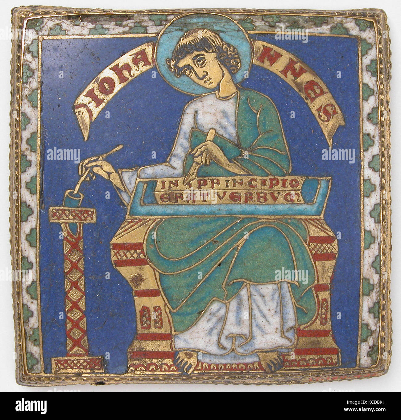 Plaque with Saint John the Evangelist, ca. 1175–1200 Stock Photo - Alamy