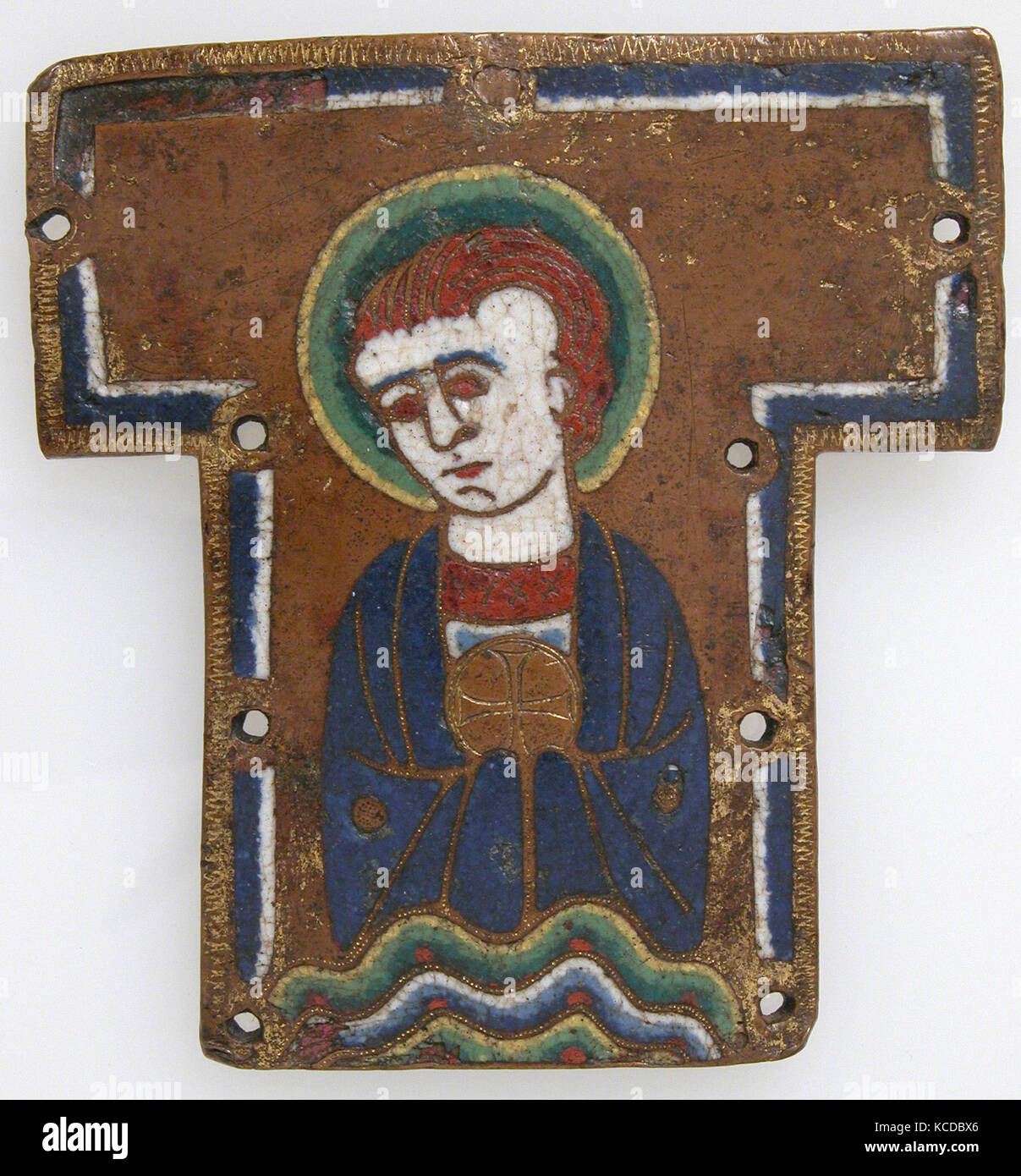 Saint holding a cross hi-res stock photography and images - Alamy