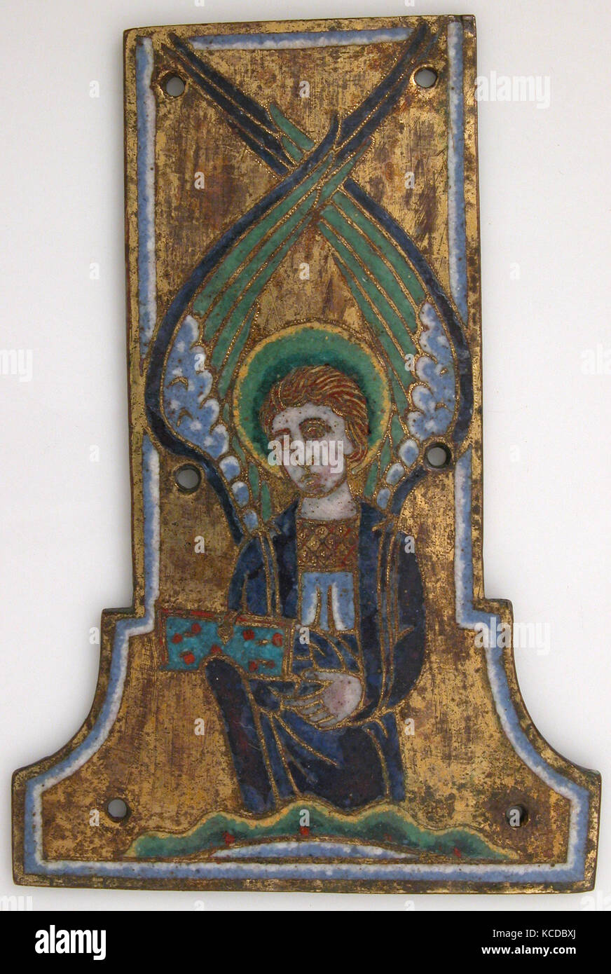 Plaque from a Cross with the Winged Man of Saint Matthew, ca. 1185–95 ...