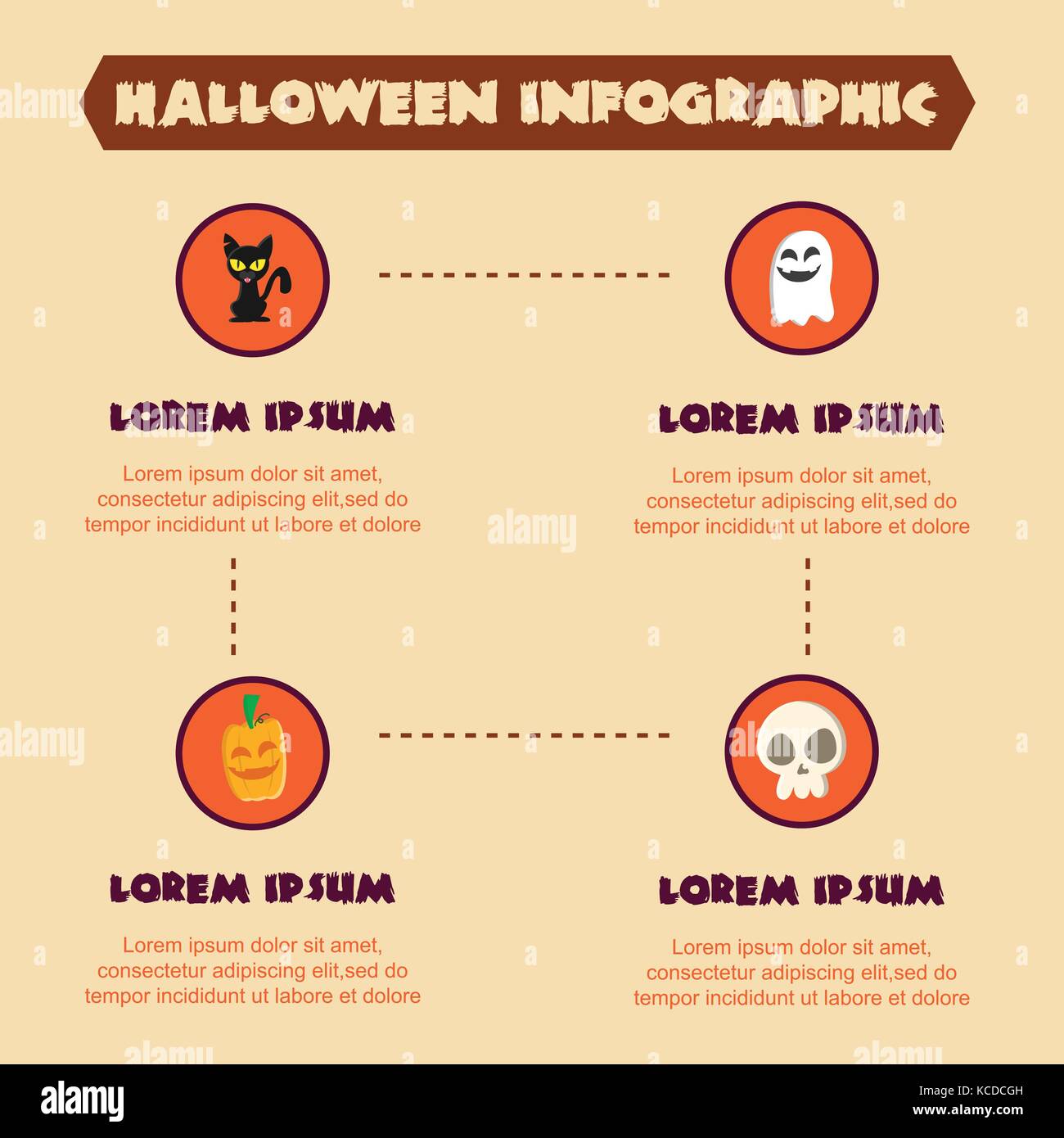 Halloween Infographic vector art illustration Stock Vector Image & Art ...