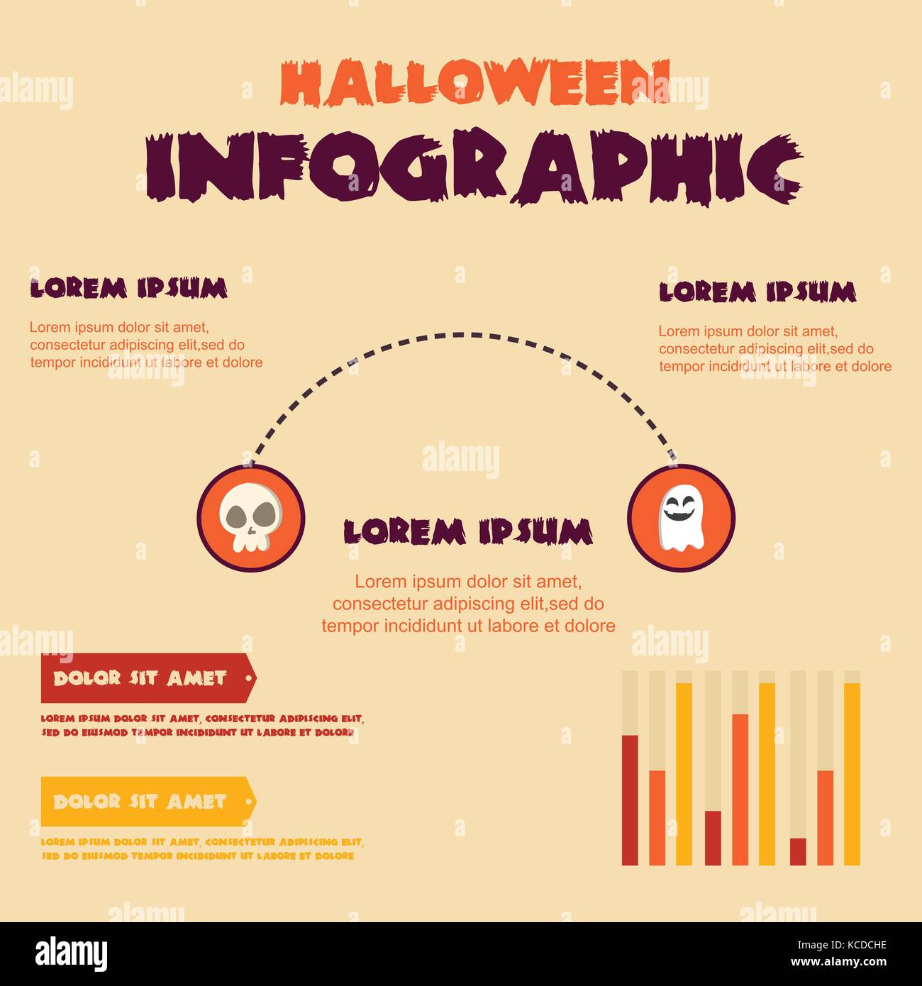 Halloween Infographic vector art illustration Stock Vector Image & Art ...
