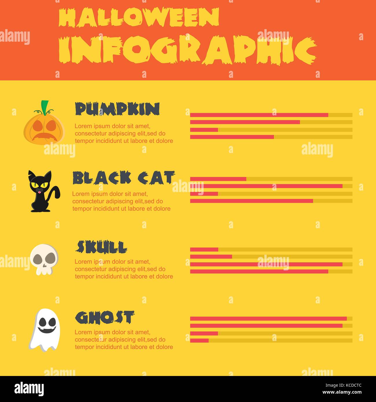 Halloween Infographic style vector art illustration Stock Vector Image ...