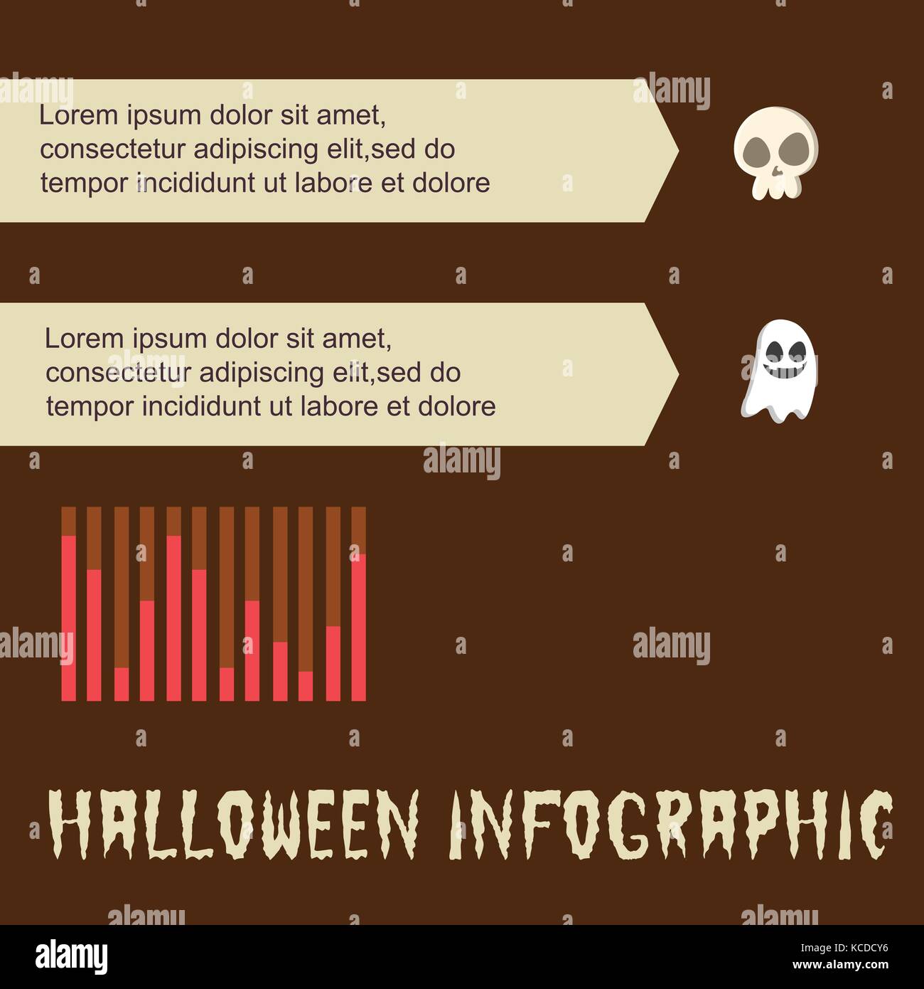 Halloween Infographic design various collection Stock Vector Image ...