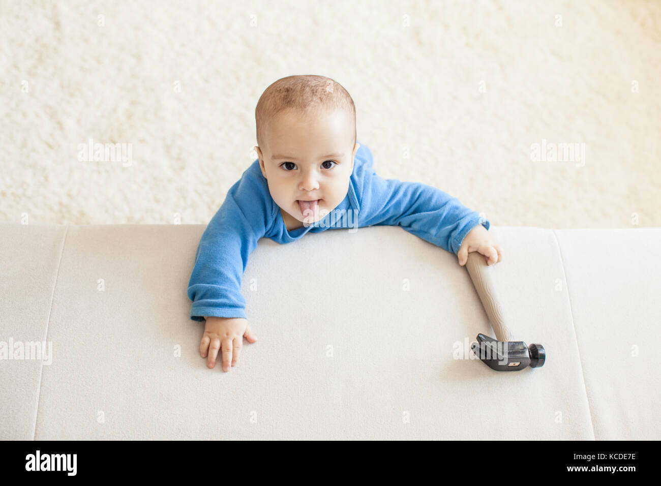 Boy toddler play hammer hi-res stock photography and images - Alamy