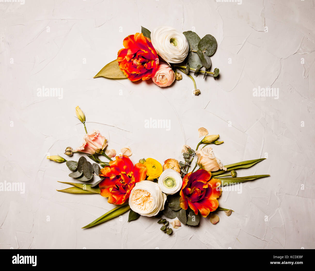 Floral design card Stock Photo - Alamy