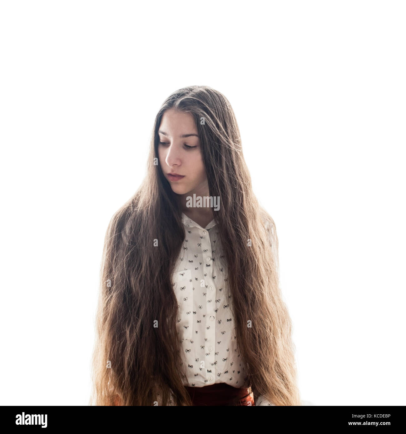 Very long hair Stock Photo - Alamy