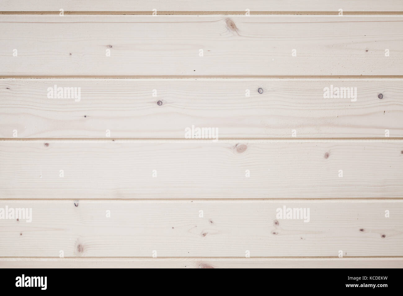 New wooden wall made of varnished pine tree planks. Frontal flat ...