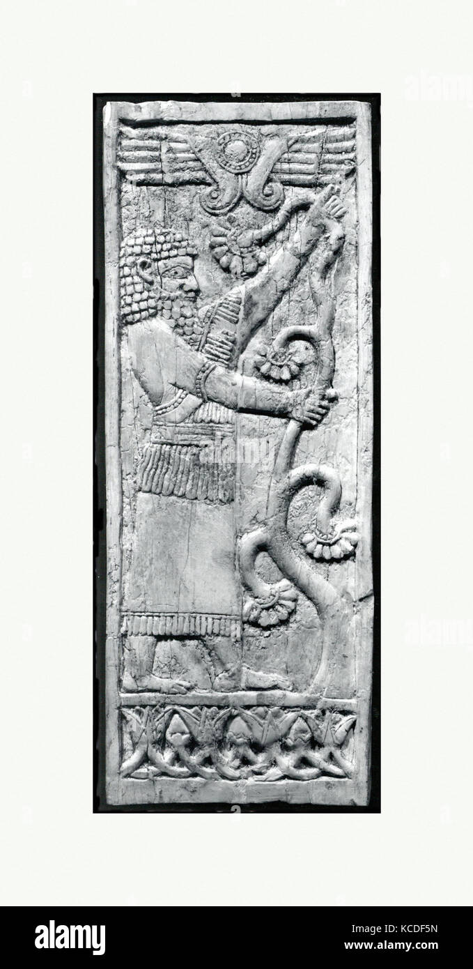 Panel, Neo-Assyrian, ca. 8th century B.C., Mesopotamia, Nimrud (ancient ...