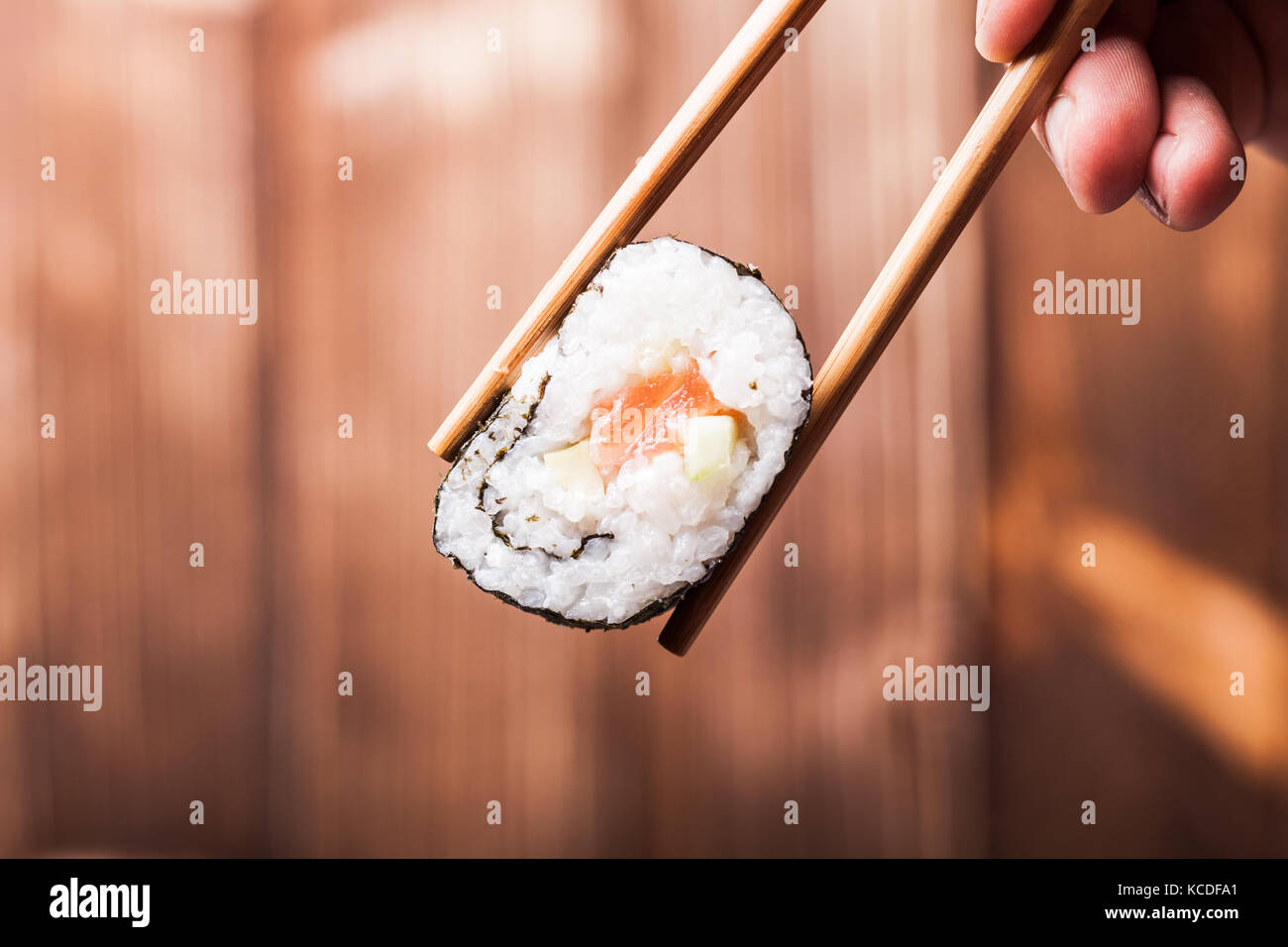 Sushi rolls close up Stock Photo - Alamy