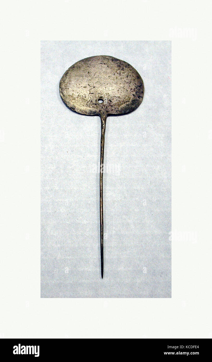 Pin (tupu), 15th–mid-16th century, Peru, Inca, Silver (hammered), gilt ...