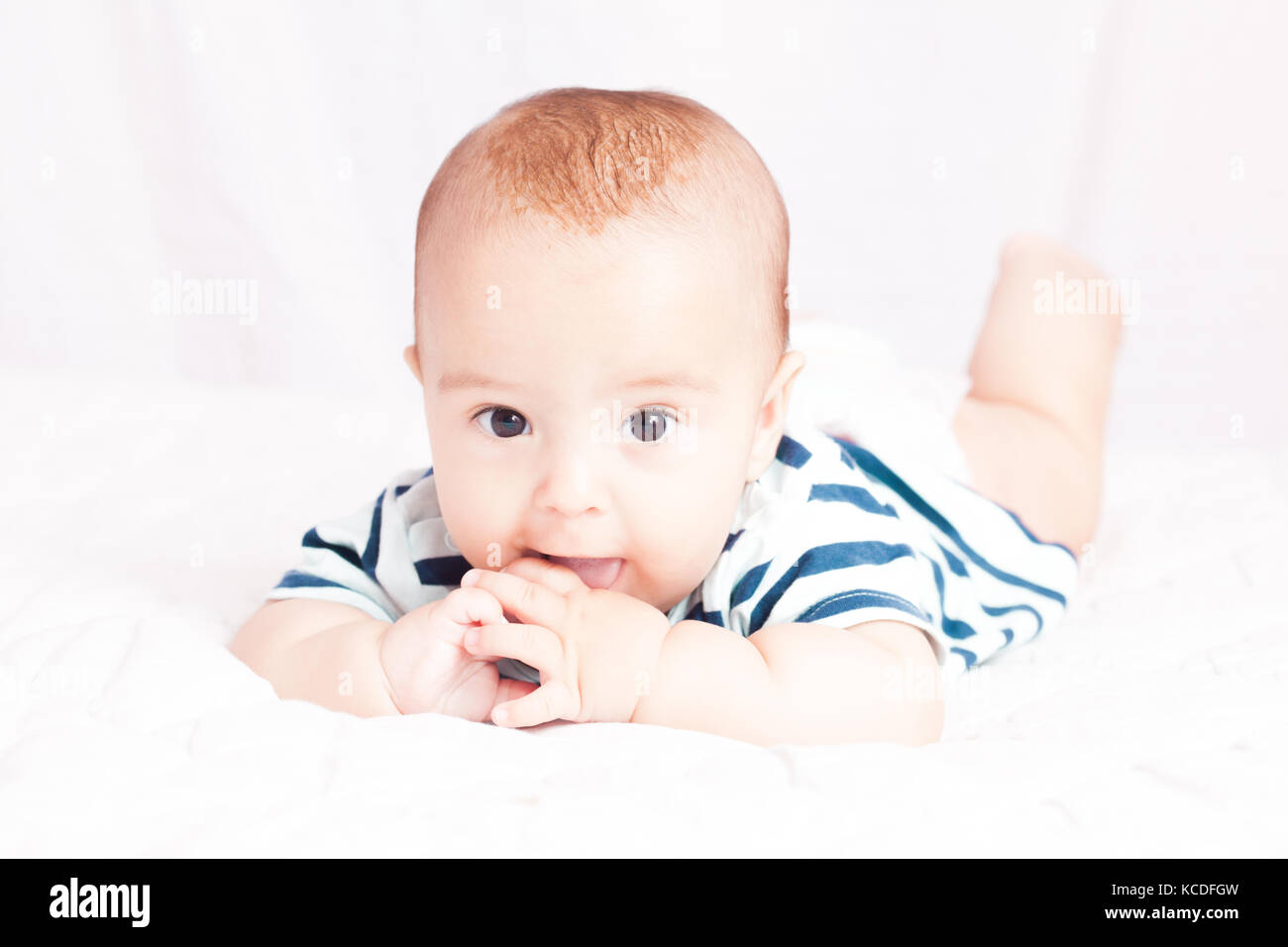 First baby teeth Stock Photo - Alamy