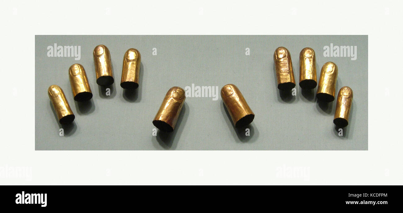 Finger Stall, New Kingdom, Dynasty 18, ca. 1479–1425 B.C., From Egypt ...