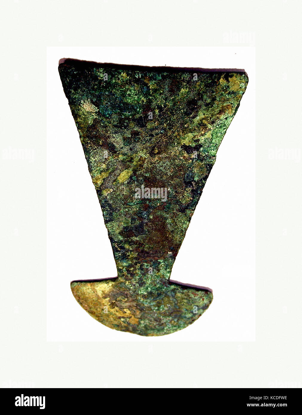Knife, 1st–mid-8th century, Peru, Moche, Copper (hammered), H x W: 10 5 ...